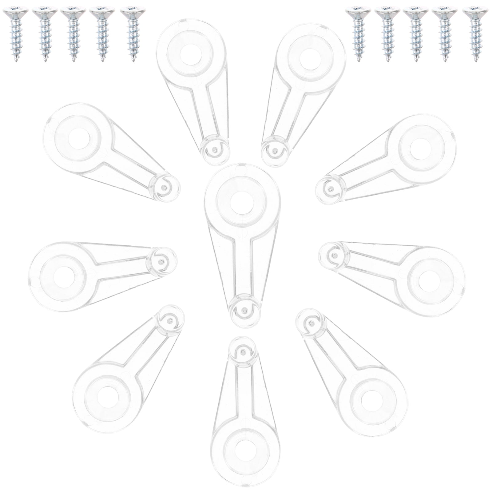 RENACLIPY 100 Pcs Sturdy Practical Multi Functional Glass Door Clip for ...