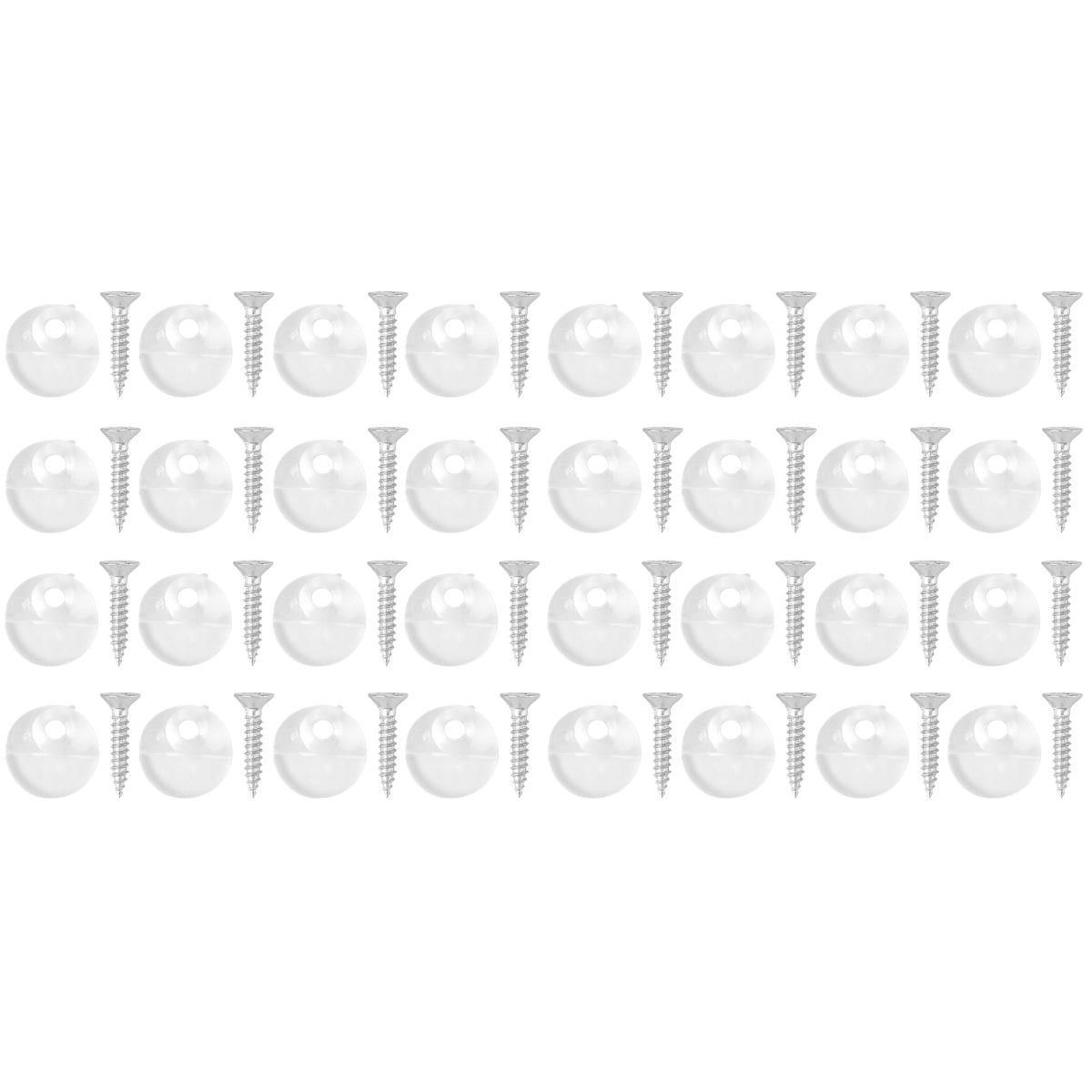 100 pcs Glass Retainer Clips Closet Glass Panel Clips Heavy Mirror ...