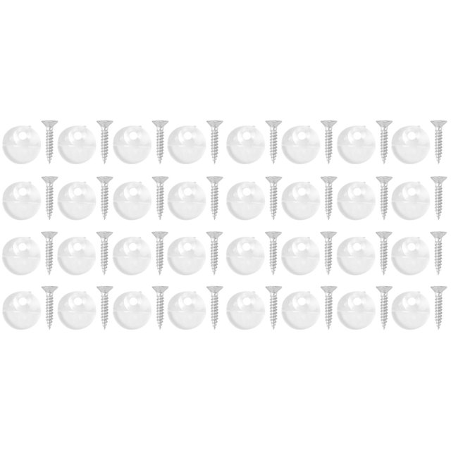 100 pcs Glass Retainer Clips Closet Glass Panel Clips Heavy Mirror ...