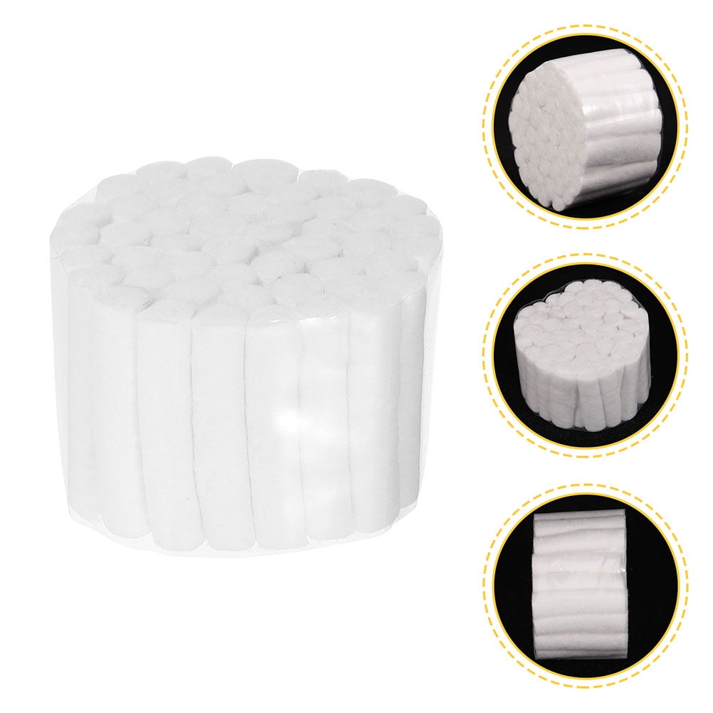 100 pcs Nose Bleed Plugs Dental Cotton Rolls Medical Cotton Rolls ...