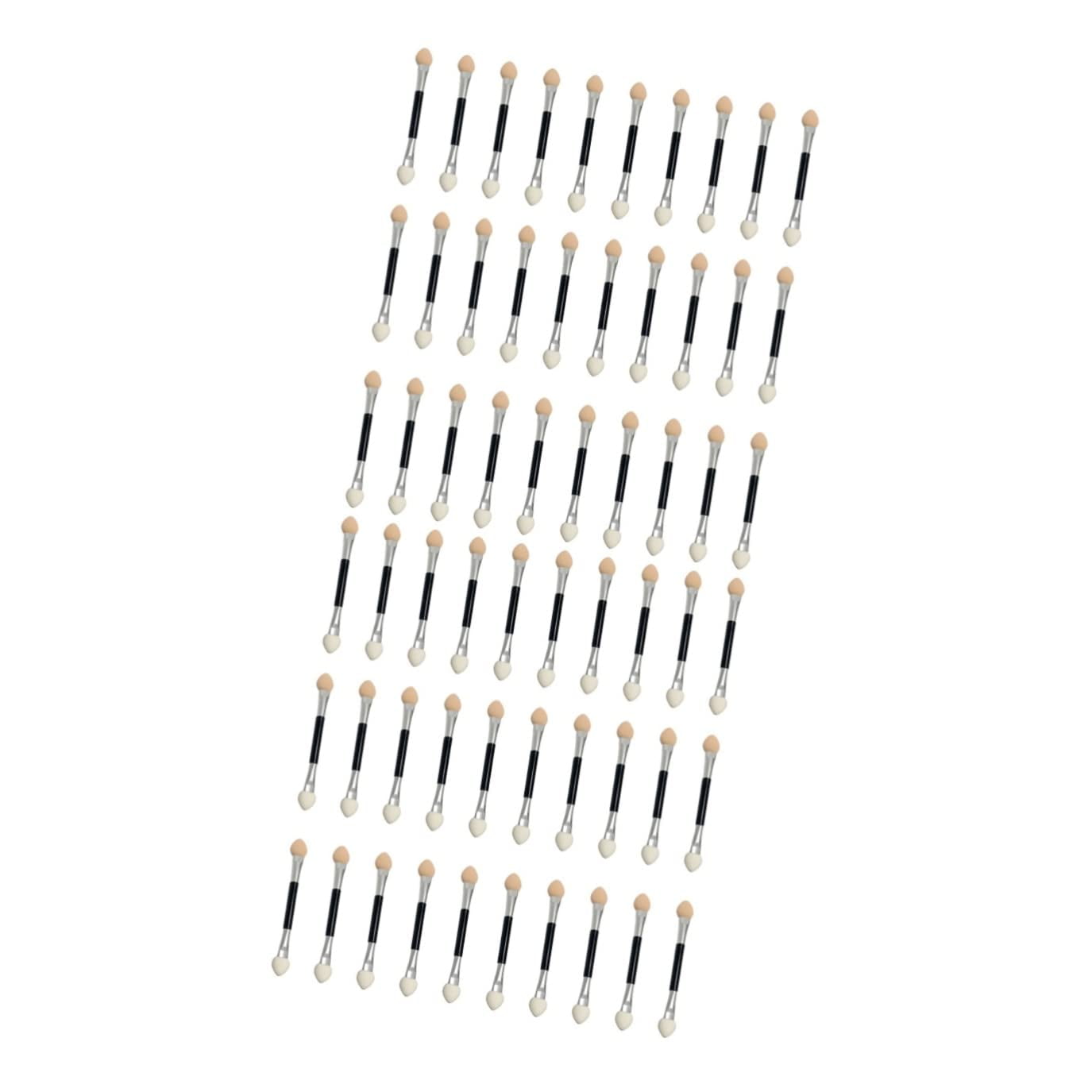 100 pcs Sides Double-headed Portable Sponge Lady Latex Eyeshadow for ...