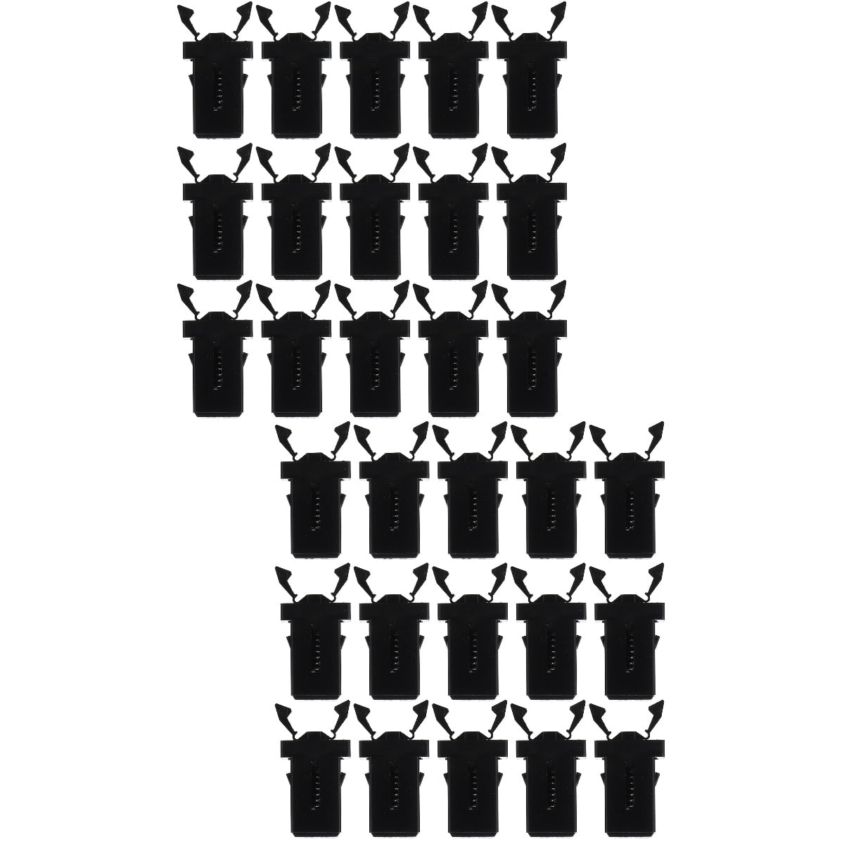 100 pcs Trash Can Lid Plastic Lock Self-Locking Replacement Catch Latch ...