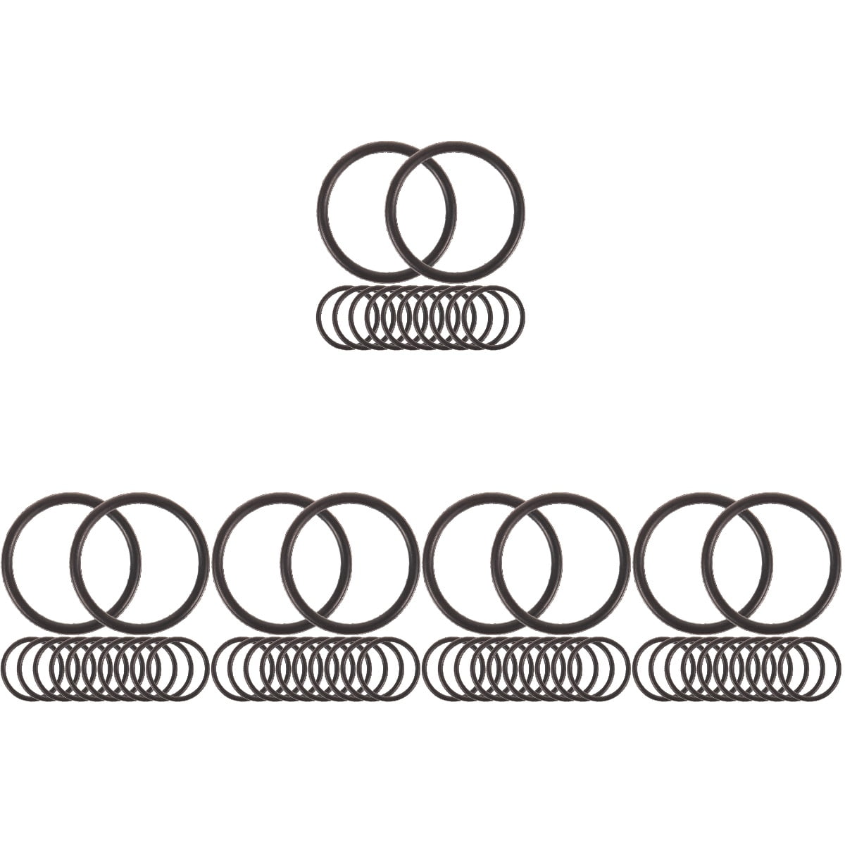 100 pcs Trumpet Ring Trumpet Cornet Tuning Slide Rings Rubber Rings ...