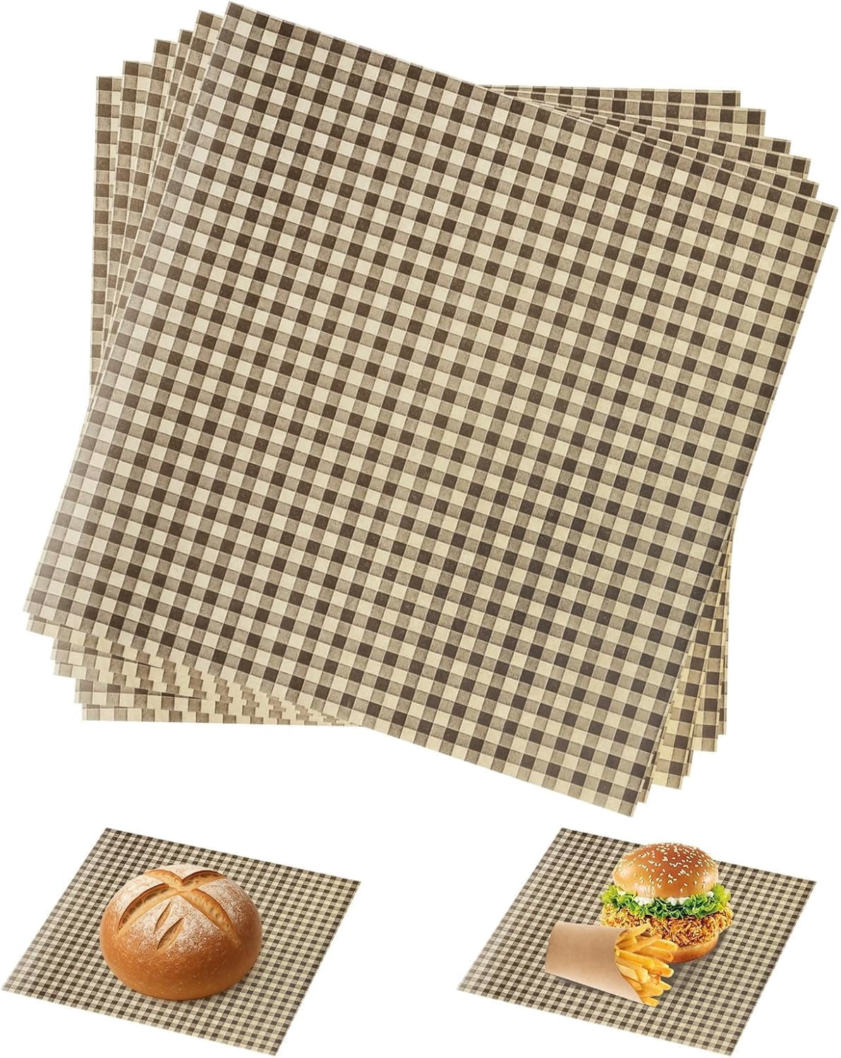 100 pcs Wax Paper Sheets 11.8x11.8 in Wax Paper Squares Greaseproof ...