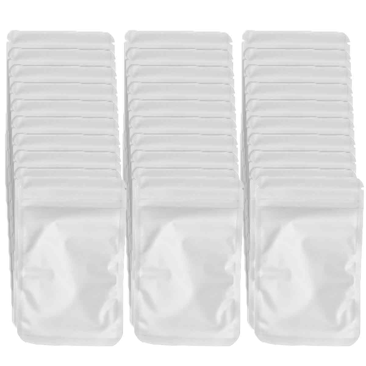 100 pcs resealable stand up pouches, odor proof bags, sealable foil ...