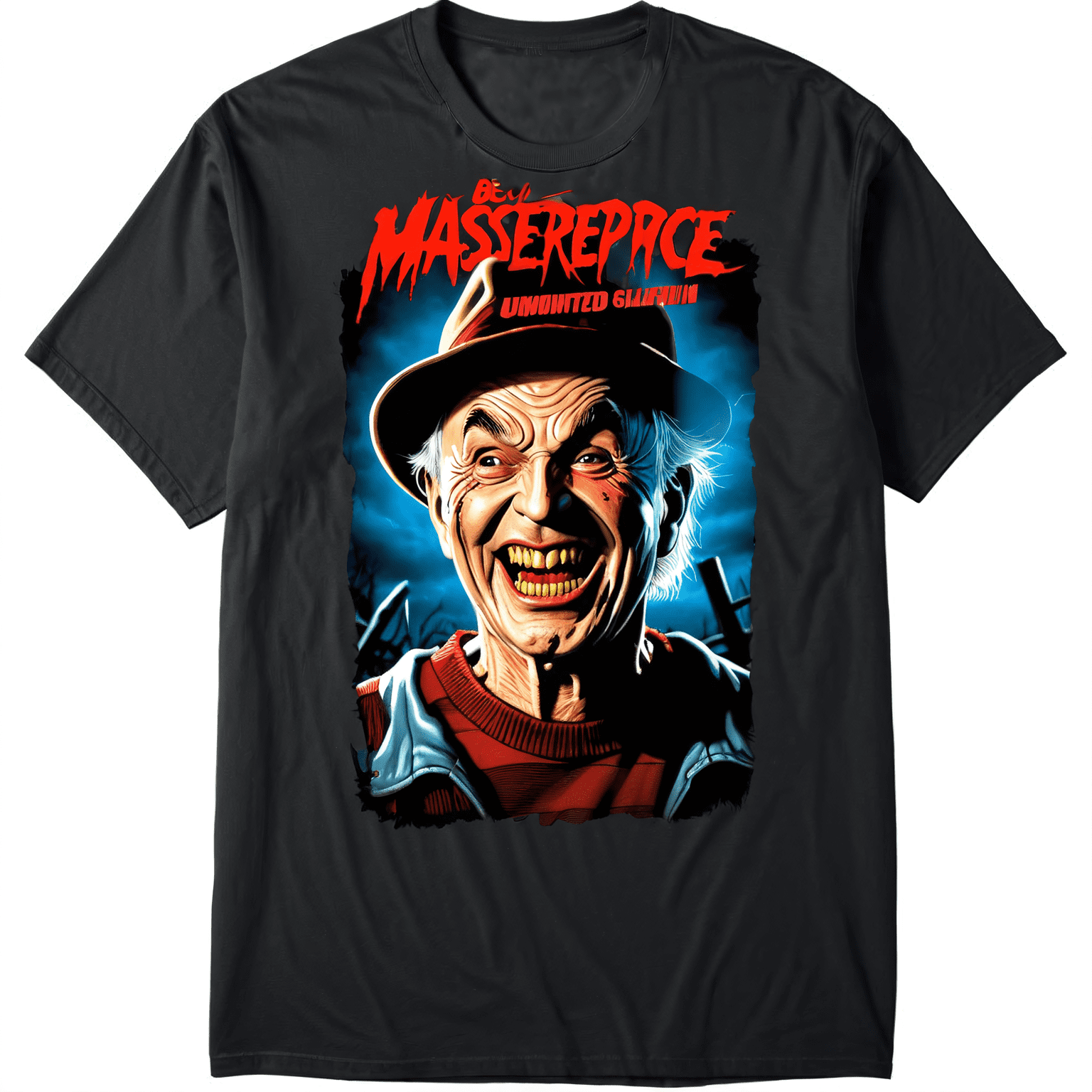 100% pure cotton A Nightmare On Elm Street Freddy Poster Fade T-Shirt ...