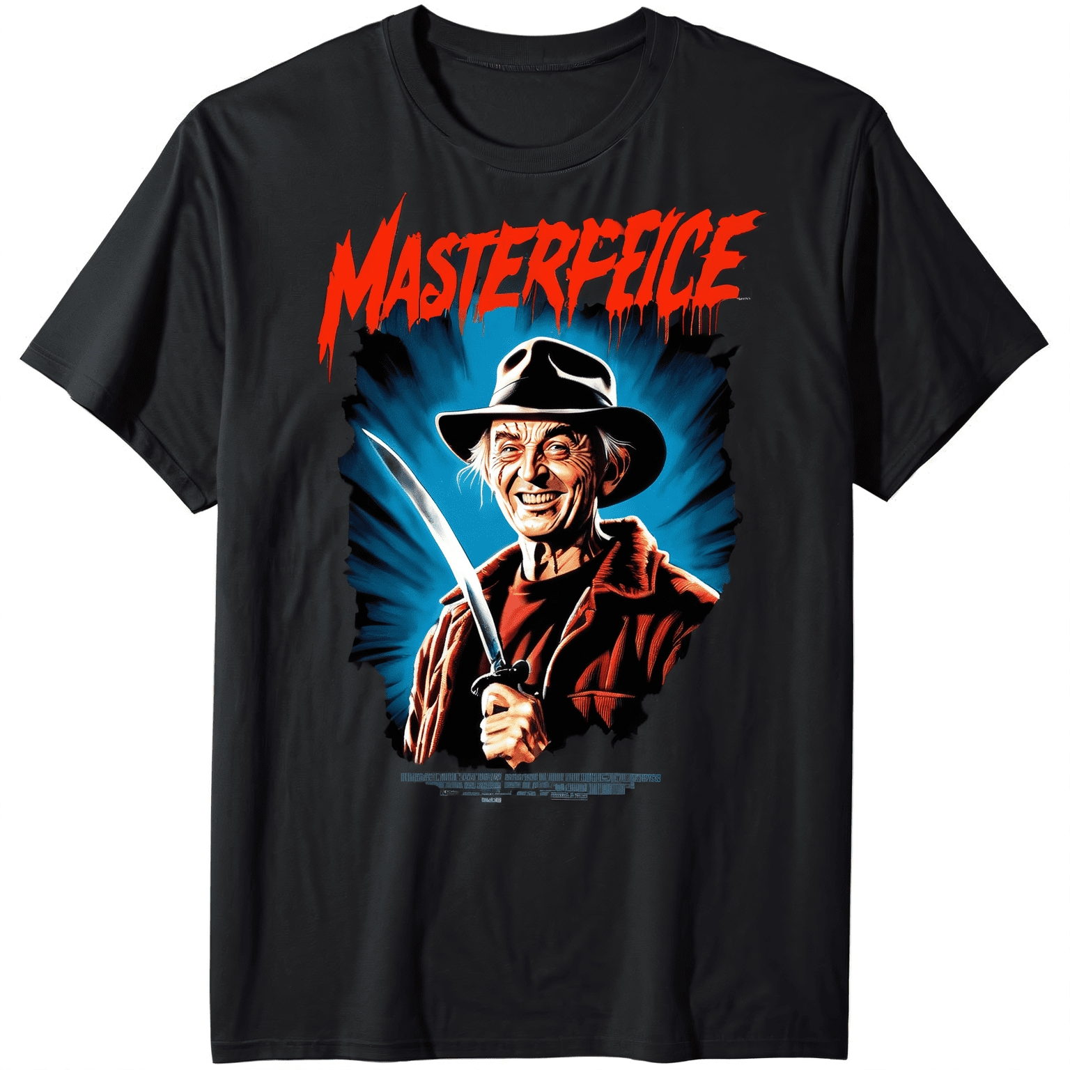 100% pure cotton A Nightmare On Elm Street Freddy Poster Fade T-Shirt ...