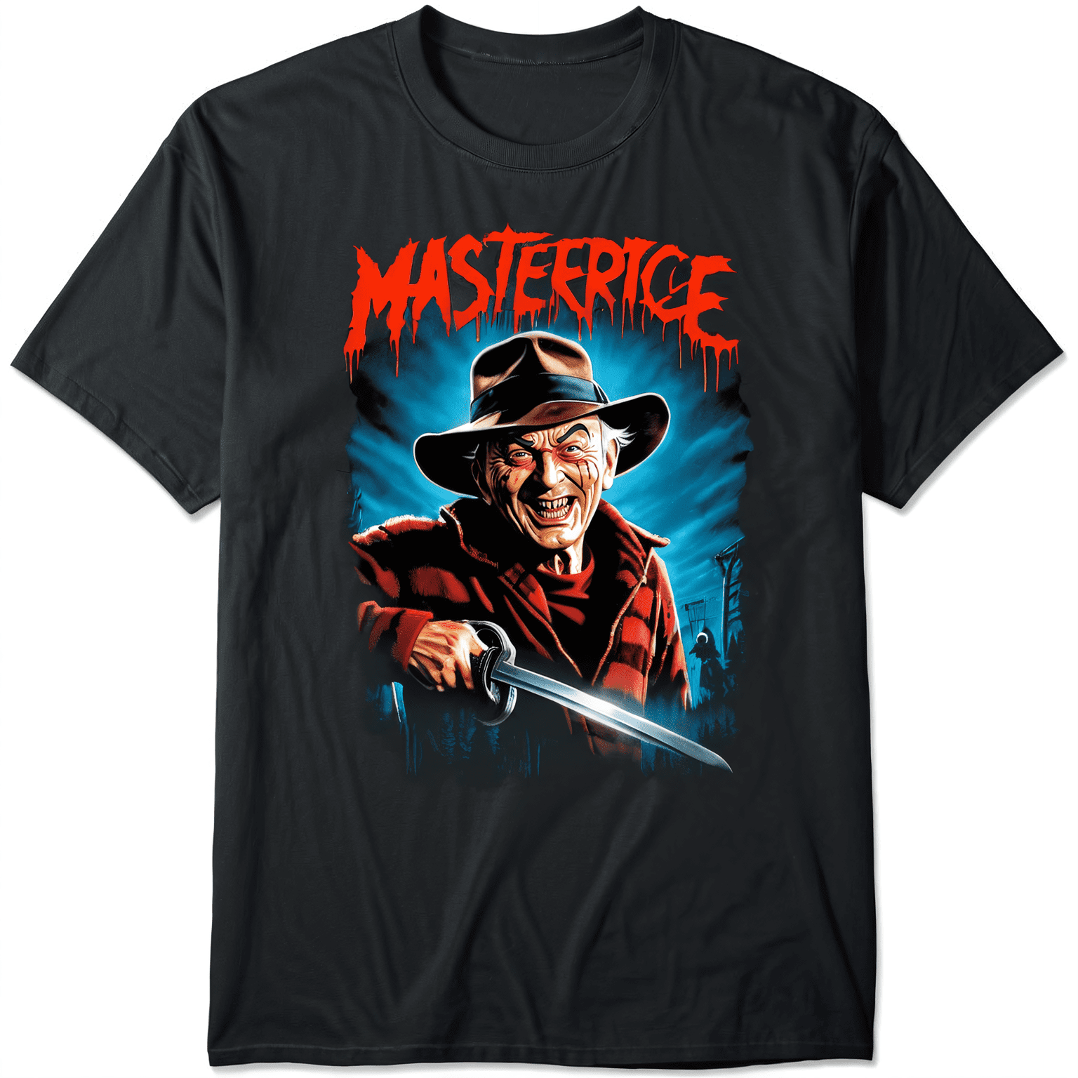 100% pure cotton A Nightmare On Elm Street Freddy Poster Fade T-Shirt ...