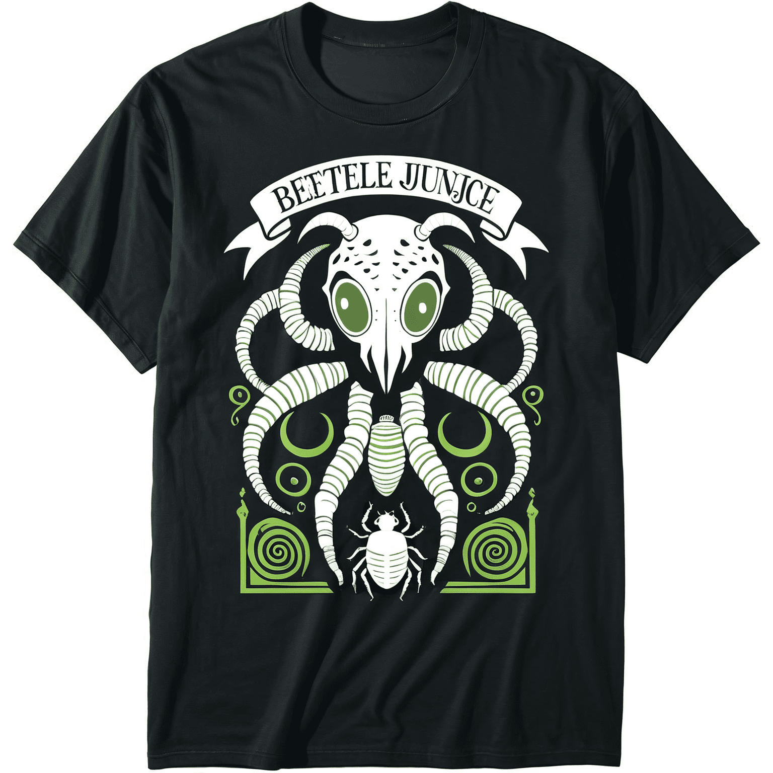 100% pure cotton Beetlejuice Symbols Poster T-Shirt - Walmart.com