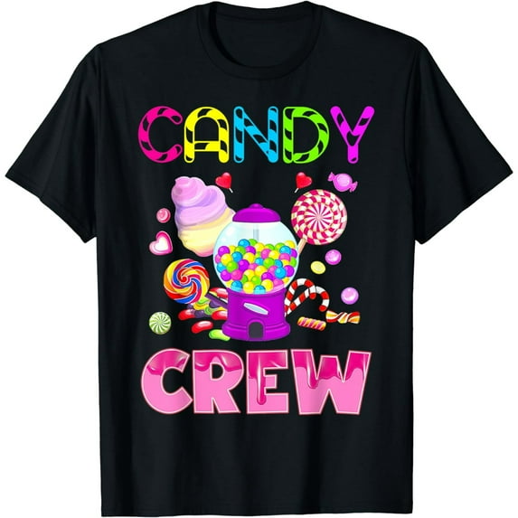100% pure cotton Candy Crew Costume Sweetie Candy Squad For Men Women T ...