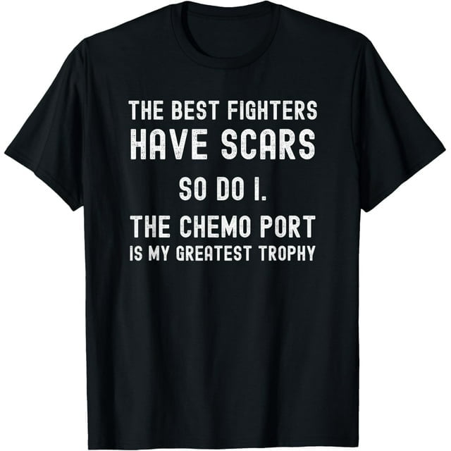 100% pure cotton Chemoport Shirt Quote Chemo Port Shirts for Women and ...