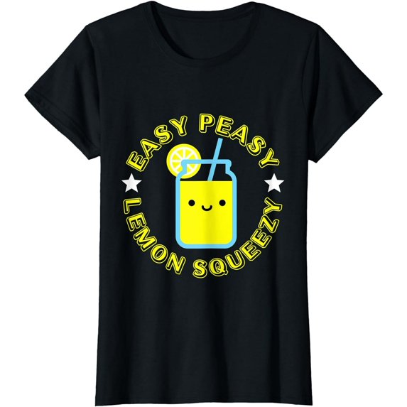 100% pure cotton Cute Easy Peasy Lemon Squeezy Lemon Juice Fun ...