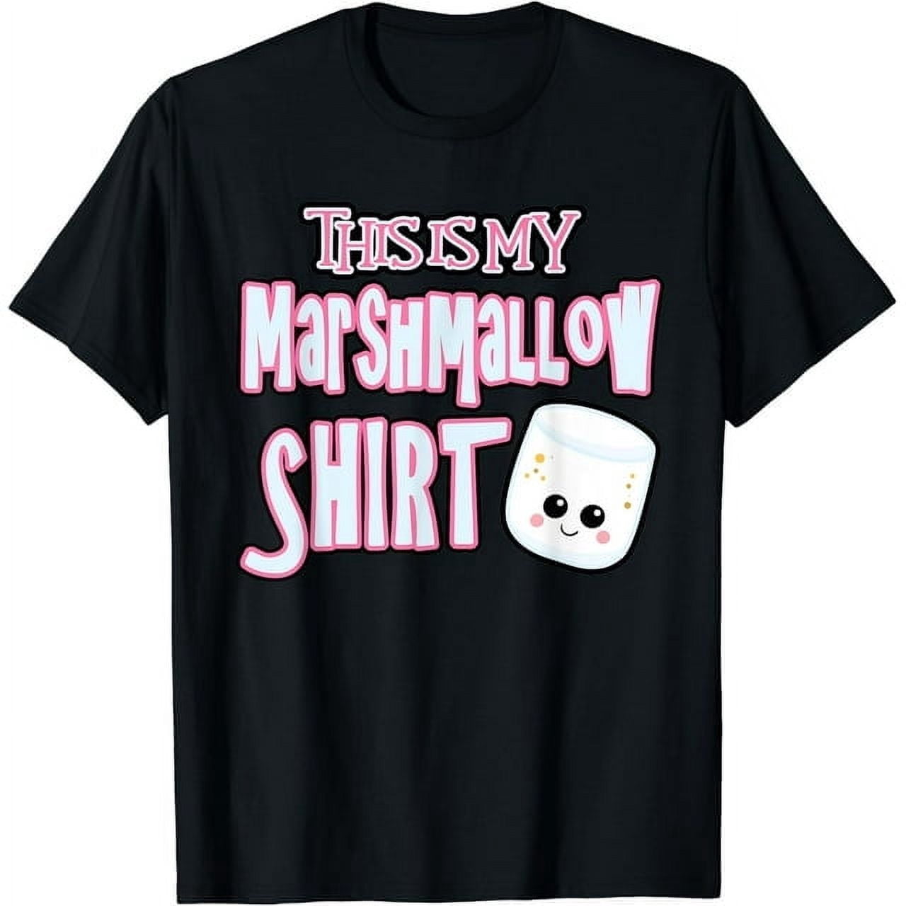 100% pure cotton Cute Kawaii My Marshmallow Shirt T-Shirt - Walmart.com
