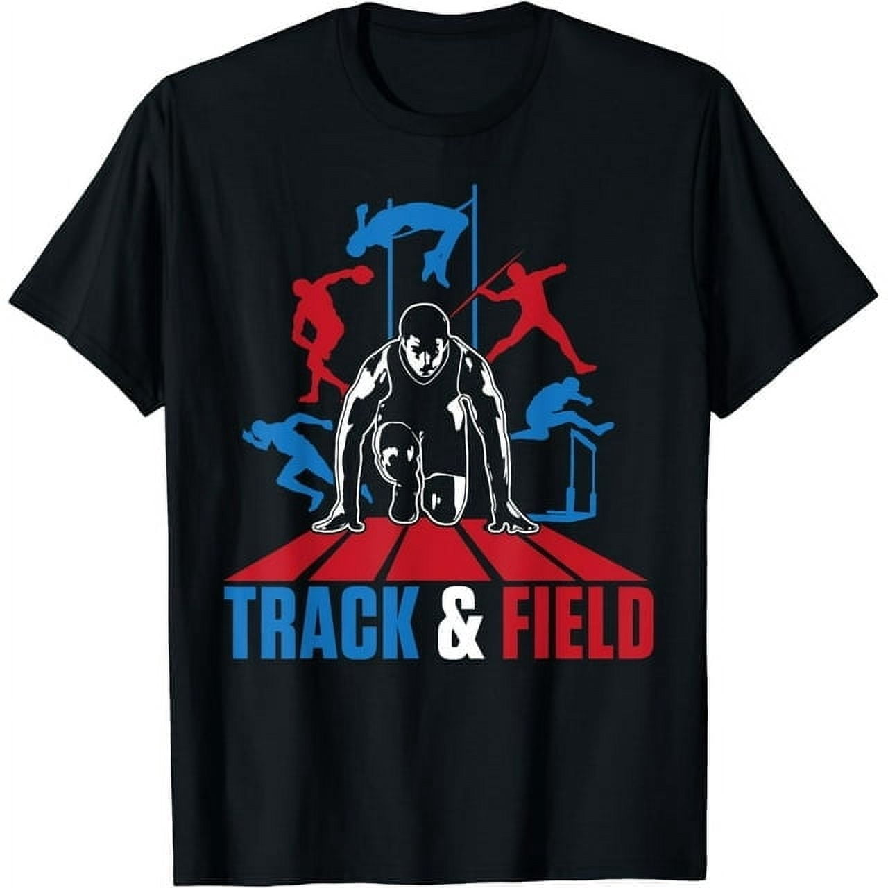 100% pure cotton Cute Track And Field Athletics T-Shirt For Boys And ...