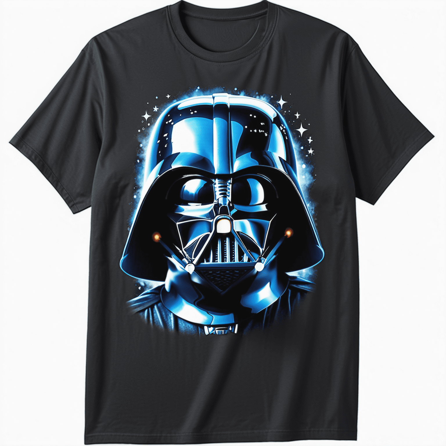 100% pure cotton Darth Vader Graphic Tee: Embrace the Iconic Helmet ...