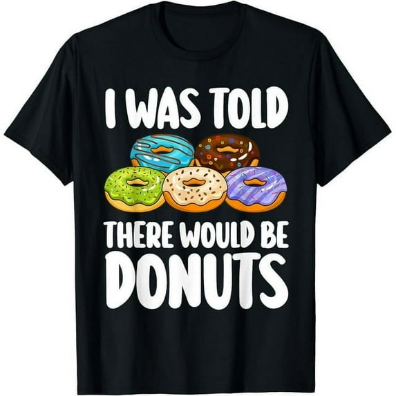 100% pure cotton Donut Art For Men Women s Doughnut Novelty Lover Donut T-Shirt - Walmart.com