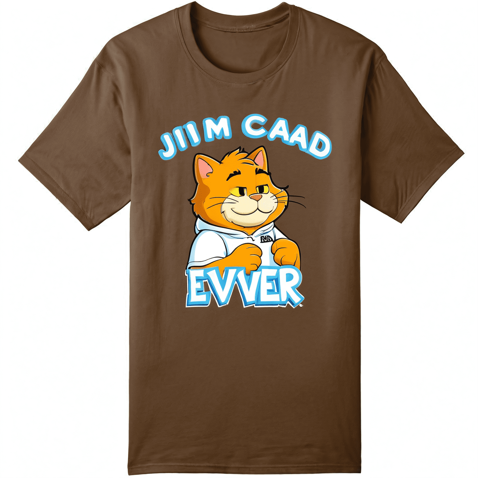 100% pure cotton Father's Day Best Cat Dad Ever Jon And Premium T-Shirt ...