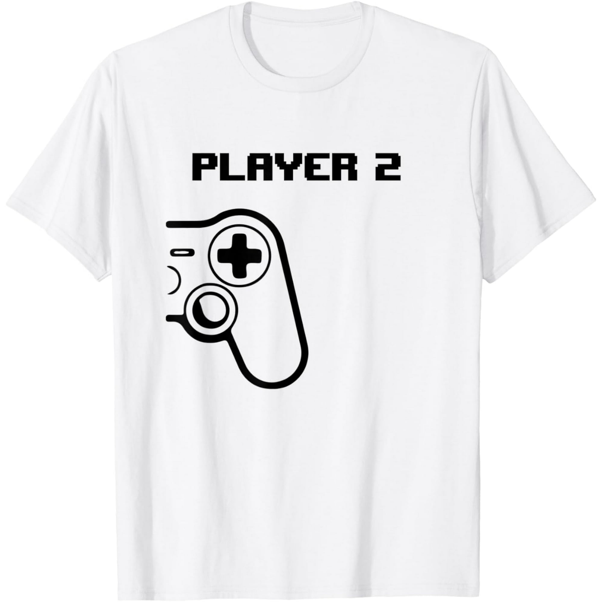 100% pure cotton Funny Gamer Couple Valentines Day Games Player 1 ...