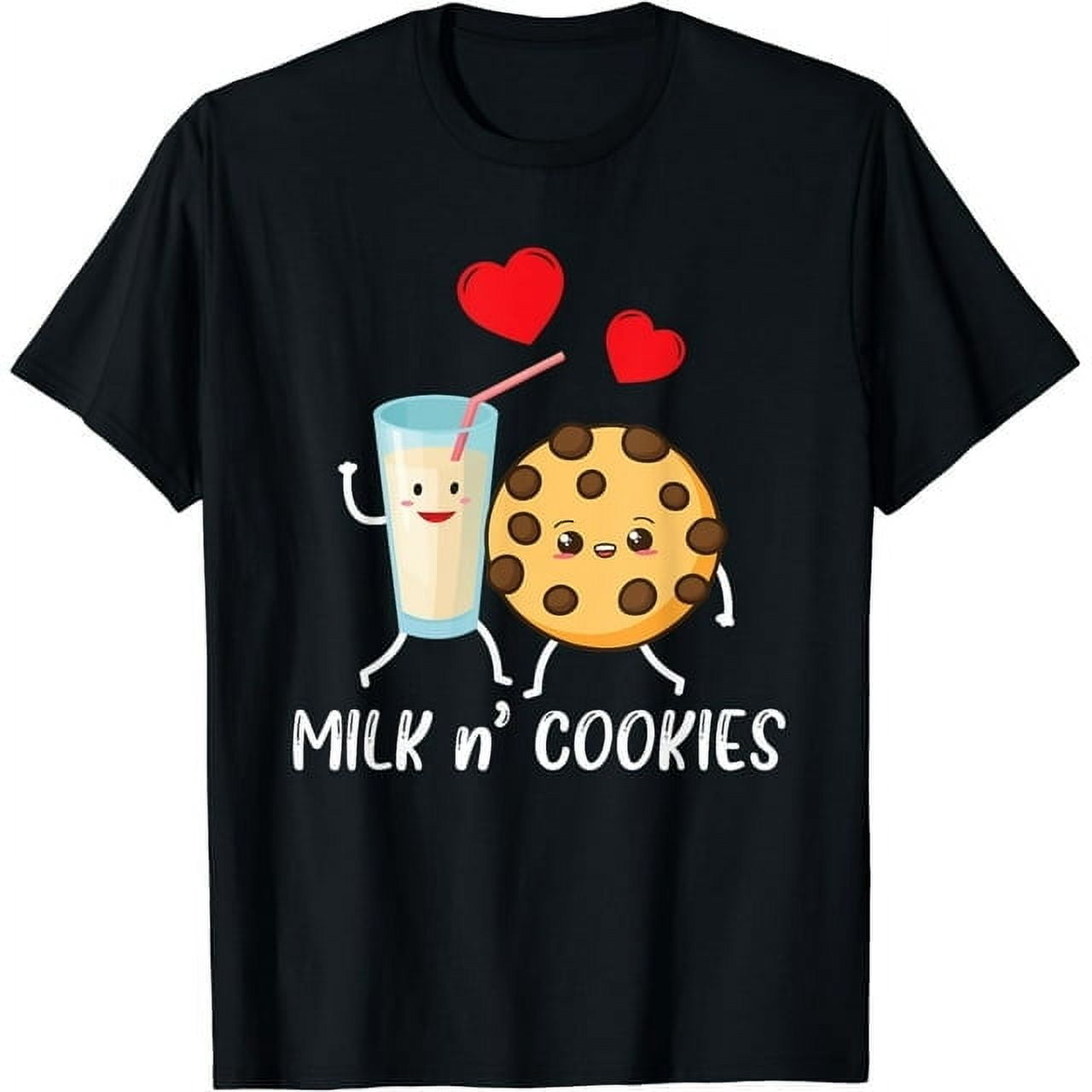 100 Pure Cotton Funny Milk N Cookies Apparel Cookie Lover T Shirt