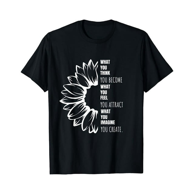 100% pure cotton Girls Cute Positivity Quote Inspirational Women ...