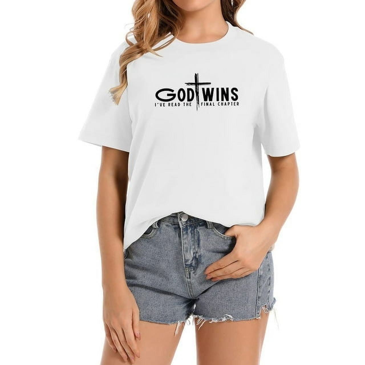 100% pure cotton God Wins I Ve Read The Final Chapter Christian Faith ...