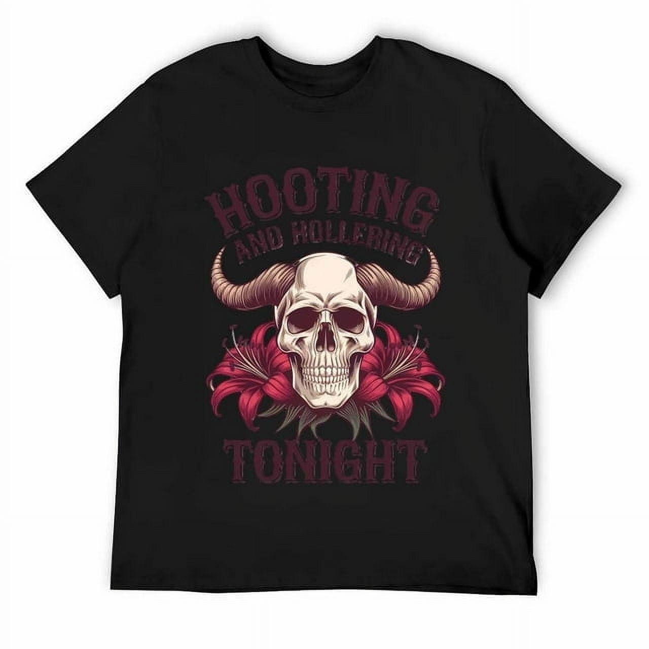 100% pure cotton Hooting And Hollering Tonighttshirt design Horse Coqui ...