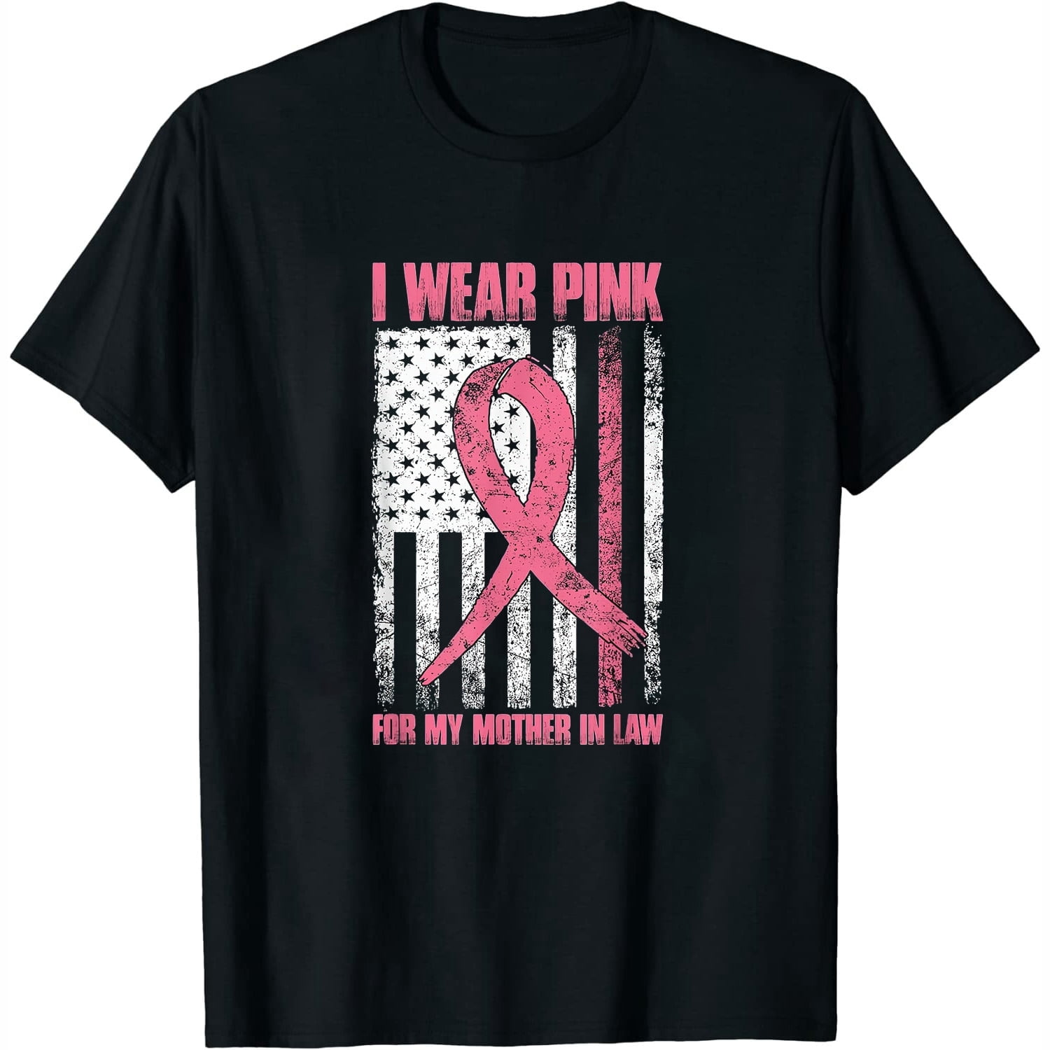 100% pure cotton I Wear Pink For My Mother In Law Breast Cancer ...