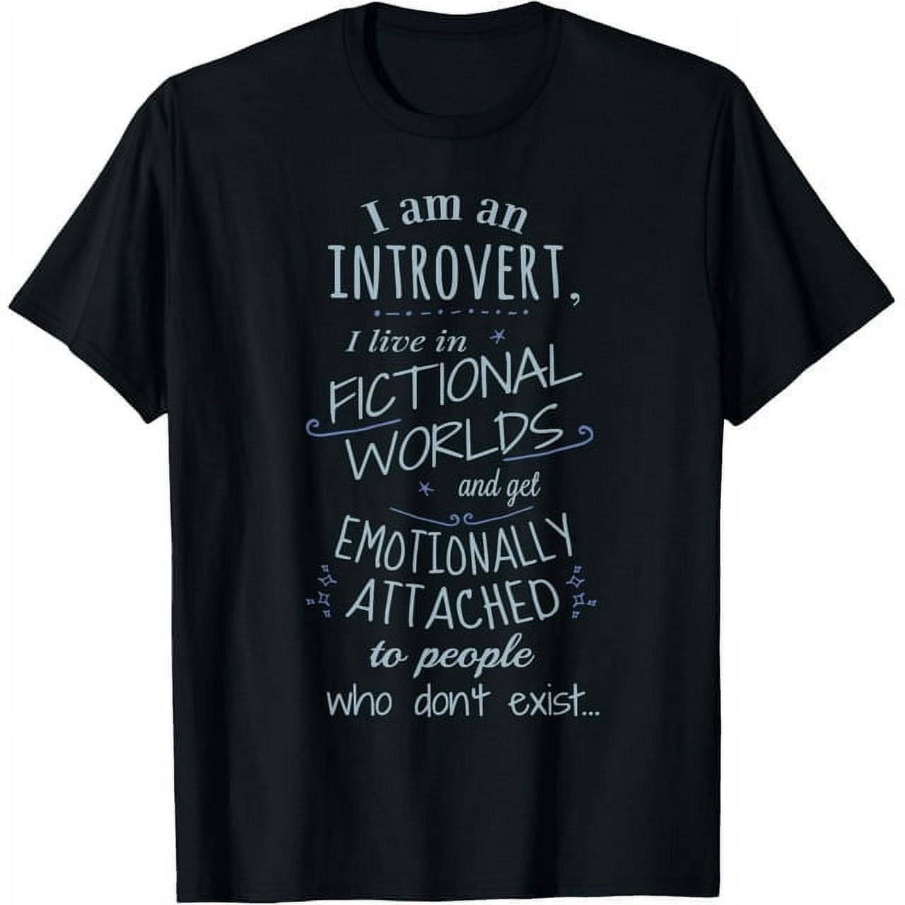 100% pure cotton Introvert Fictional Worlds Fictional Characters ...