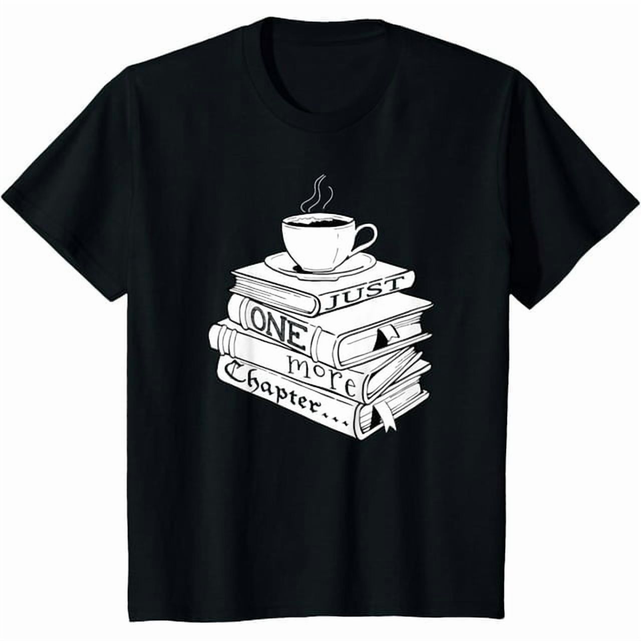100% pure cotton Just One More Chapter Book Reading for Book Lovers T ...