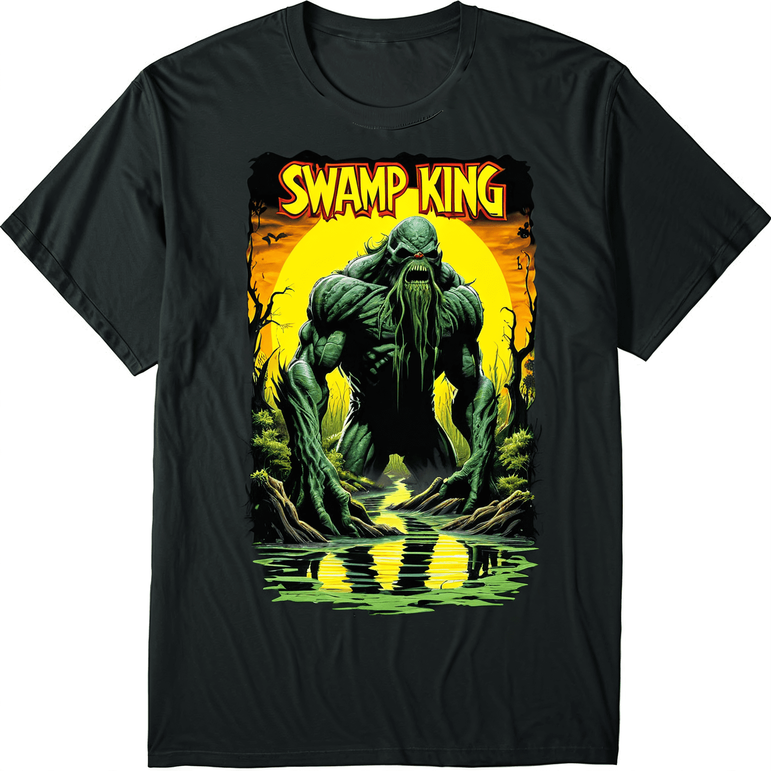 100% pure cotton Justice League Swamp Thing T-Shirt - Walmart.com