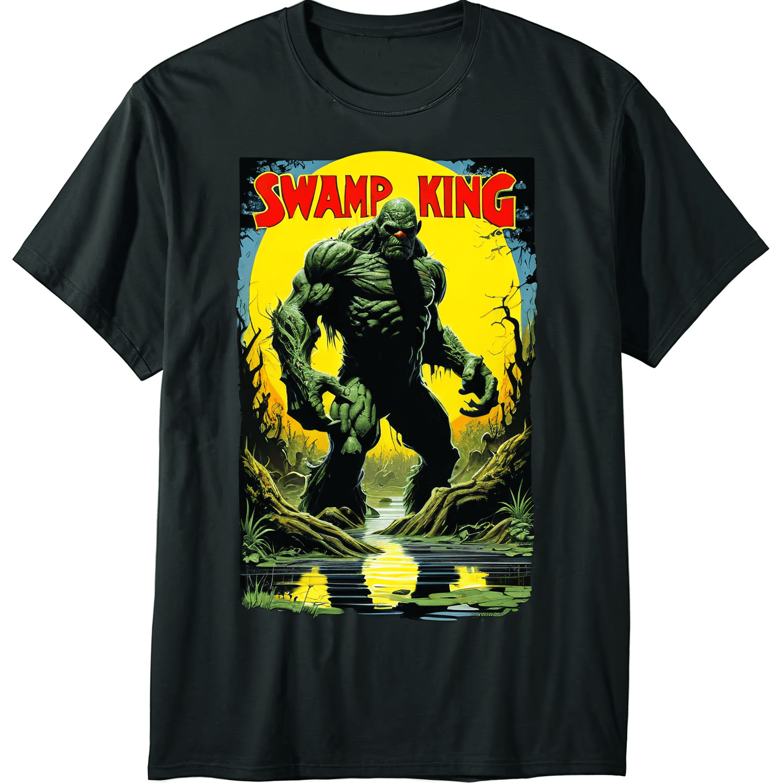 100% pure cotton Justice League Swamp Thing T-Shirt - Walmart.com