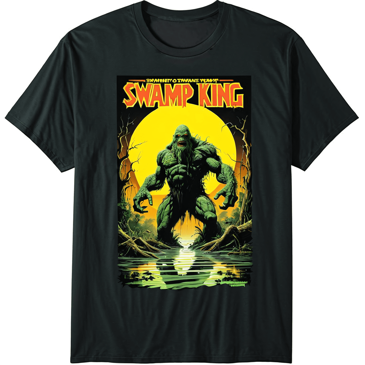 100% pure cotton Justice League Swamp Thing T-Shirt - Walmart.com