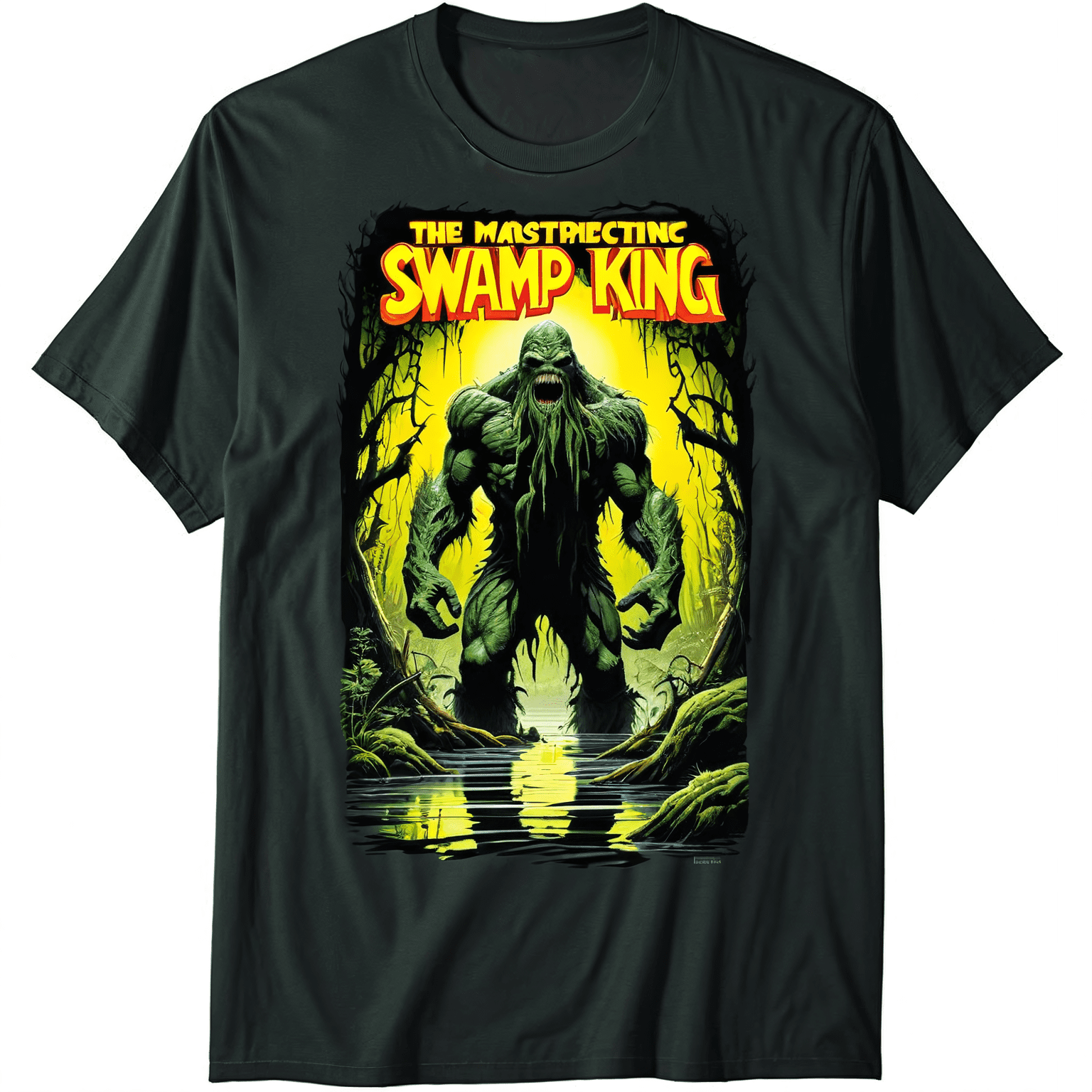 100% pure cotton Justice League Swamp Thing T-Shirt - Walmart.com