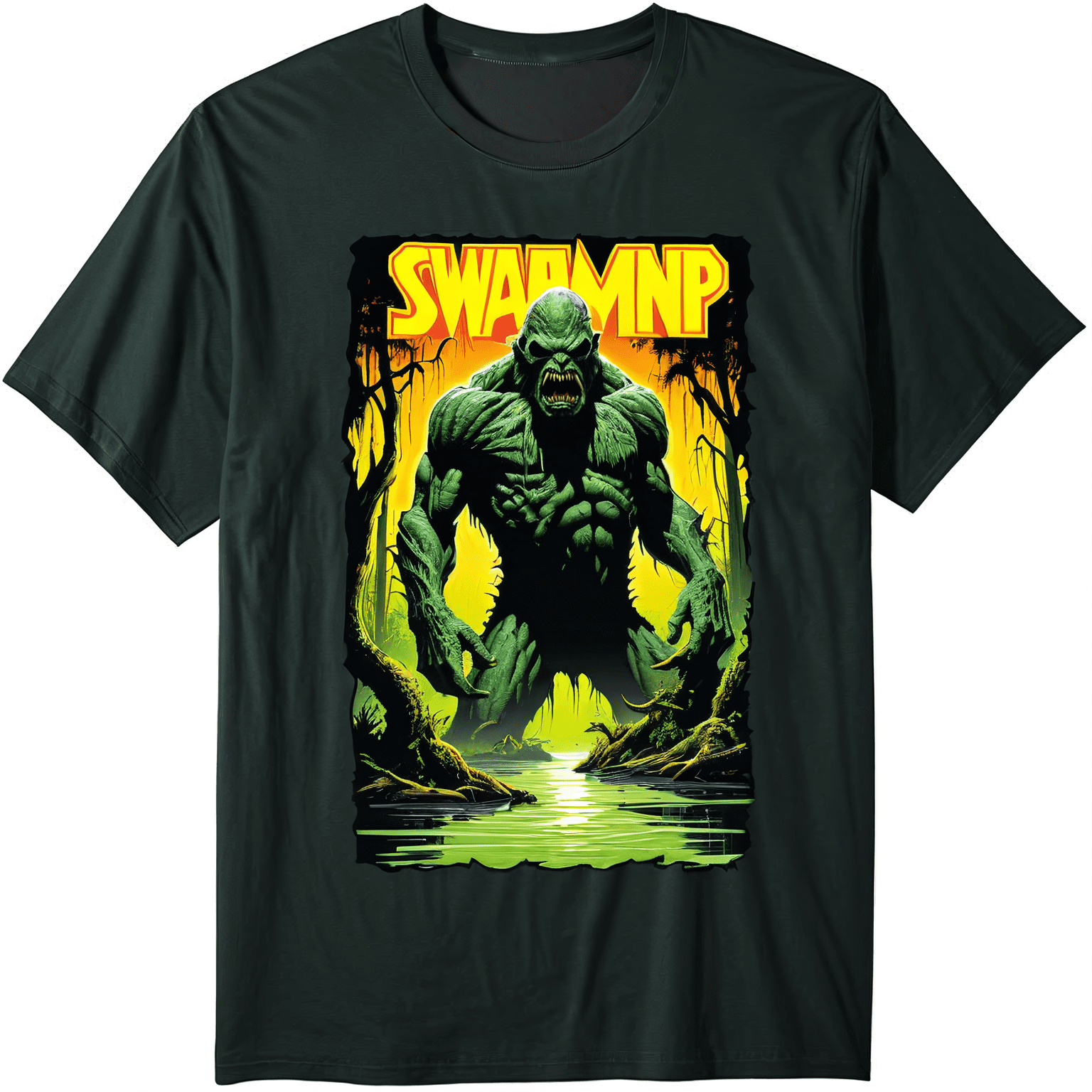 100% pure cotton Justice League Swamp Thing T-Shirt - Walmart.com