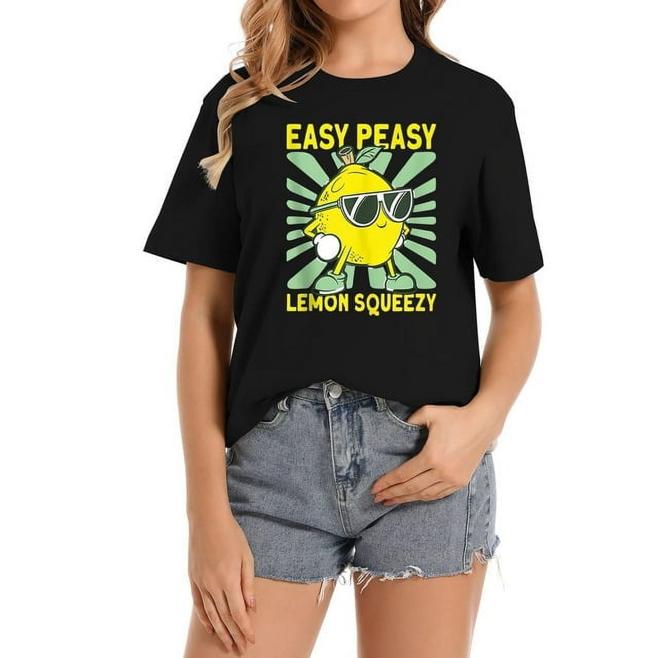 100% pure cotton Lemonade Dealer Easy Peasy Lemon Squeezy Lemonade ...