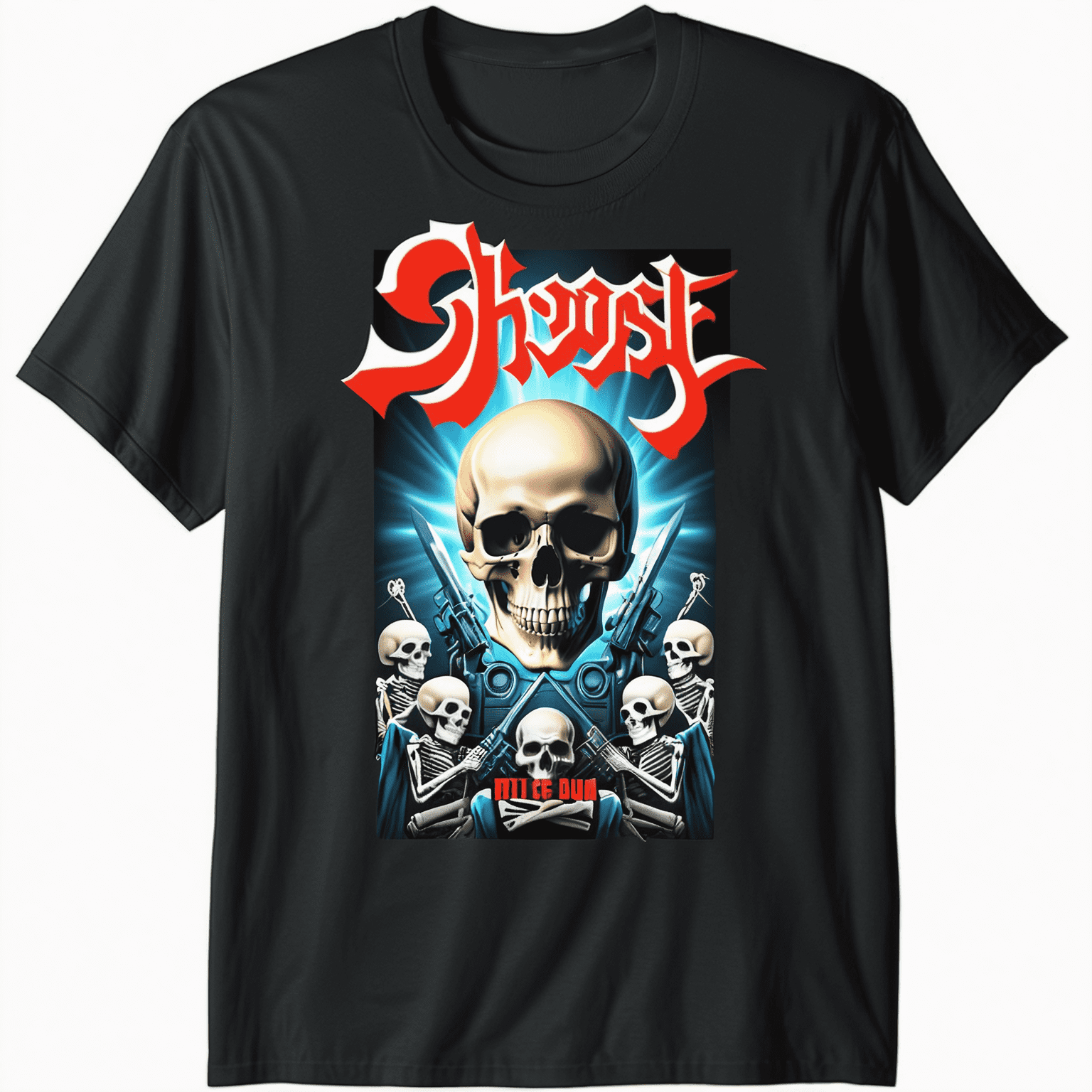 100% pure cotton Make a Statement: The "Ghost – Rite Here, Rite Now" Poster Tee for the Trend ...