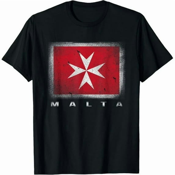 100_ pure cotton Maltese CrO1SS F1lag T-S1Hirt Malta Love Gift ...
