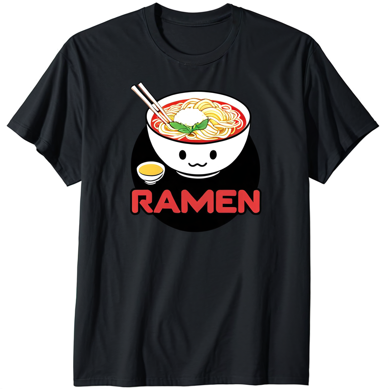 100% pure cotton Maruchan Cute Noodle Bowl Face Logo T-Shirt - Walmart.com