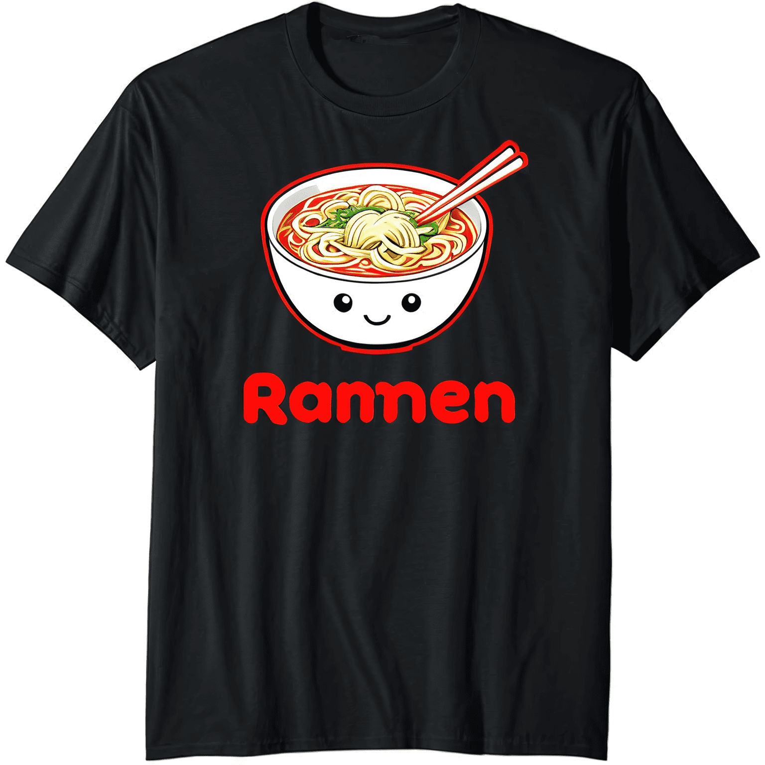 100% pure cotton Maruchan Cute Noodle Bowl Face Logo T-Shirt - Walmart.com
