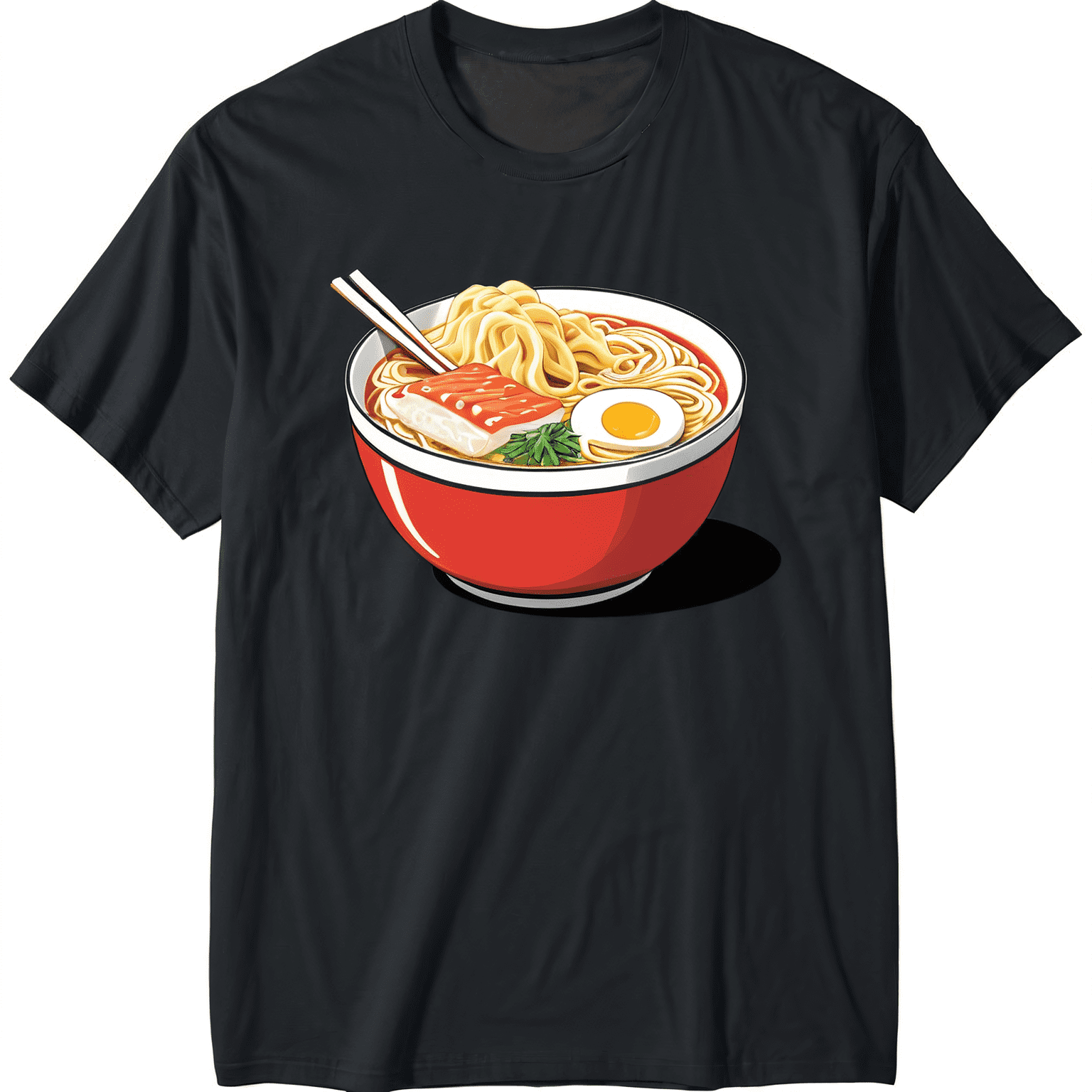 100% pure cotton Maruchan Cute Noodle Bowl Face Logo T-Shirt - Walmart.com