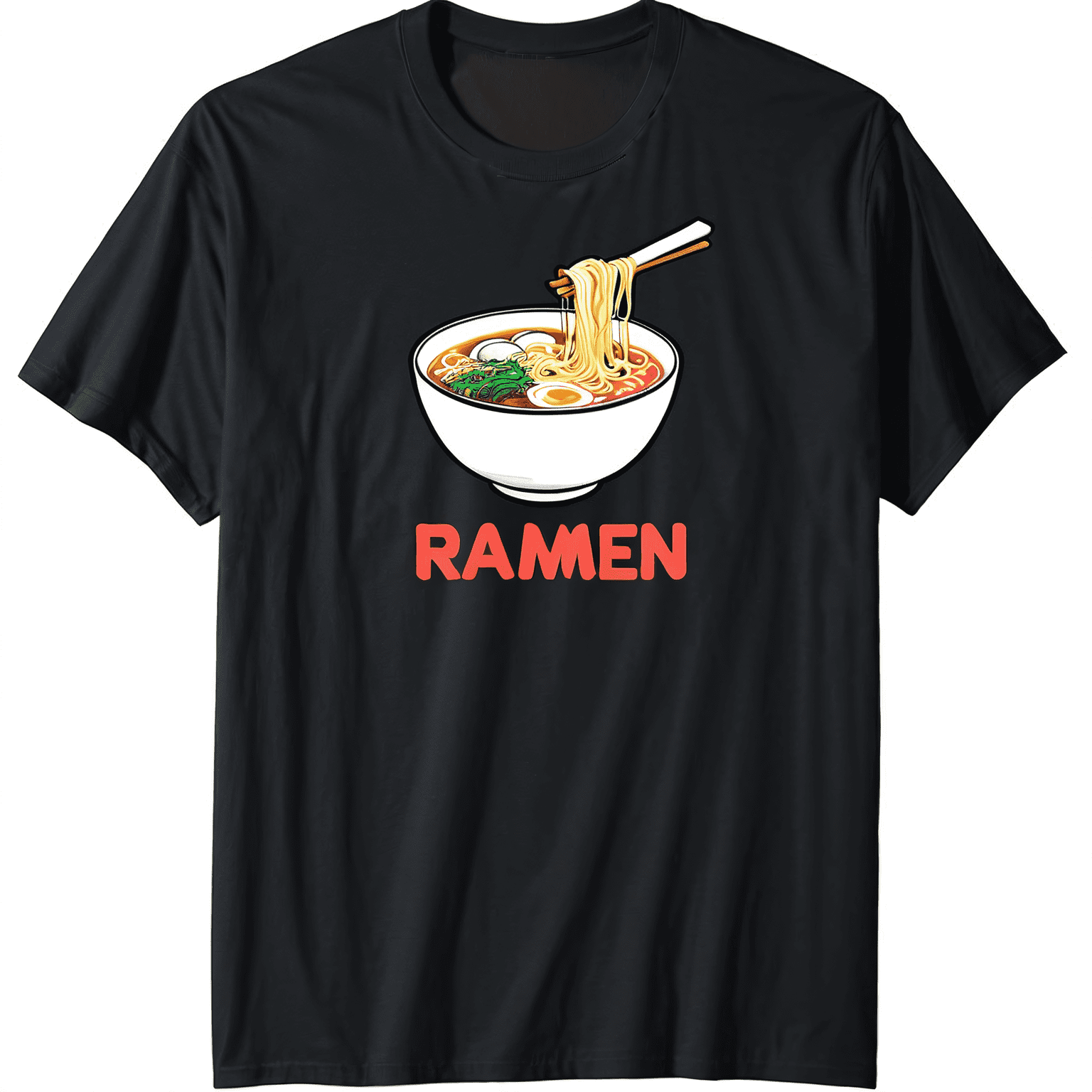100% pure cotton Maruchan Cute Noodle Bowl Face Logo T-Shirt - Walmart.com