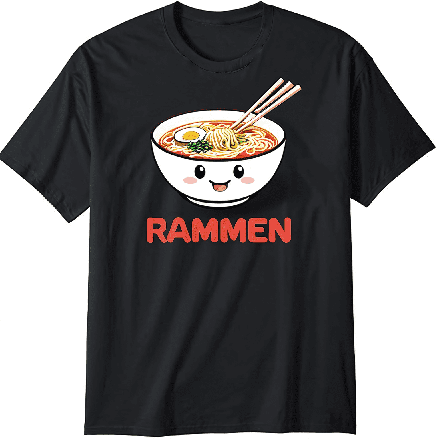 100% pure cotton Maruchan Cute Noodle Bowl Face Logo T-Shirt - Walmart.com