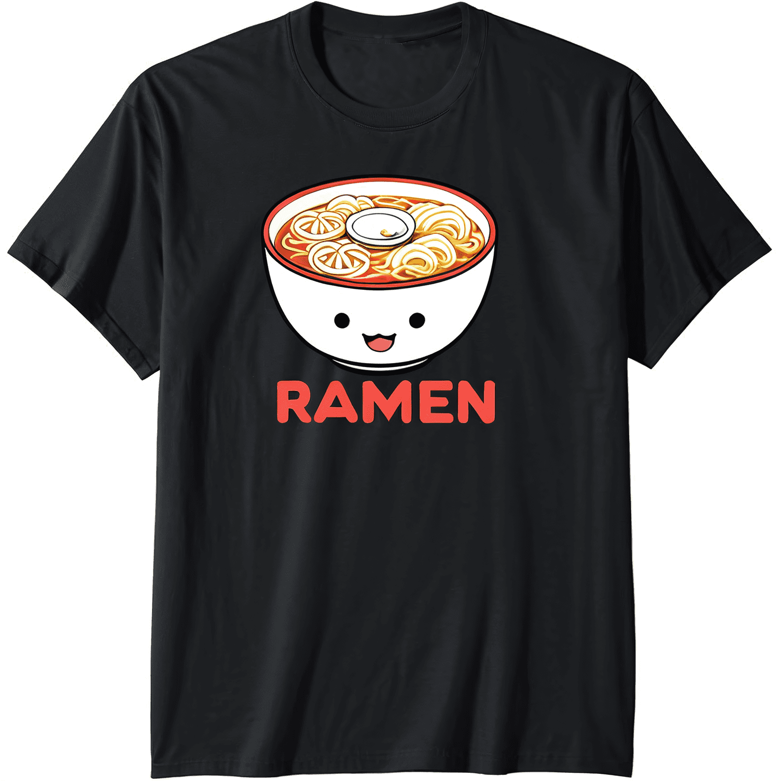 100% pure cotton Maruchan Cute Noodle Bowl Face Logo T-Shirt - Walmart.com