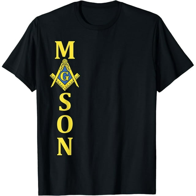 100% pure cotton Masonic Mason Square & Compass Freemason T-Shirt ...