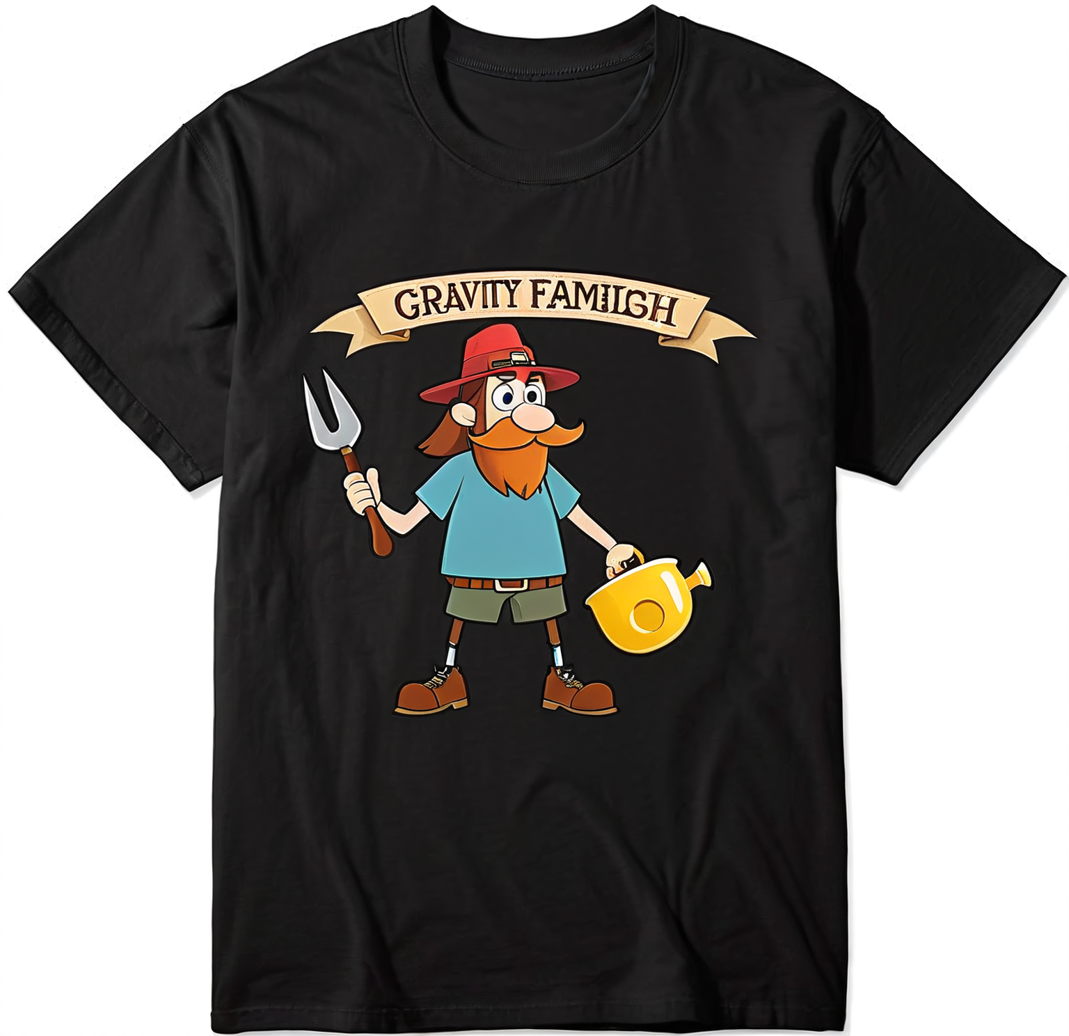 100% pure cotton Men's THE MARVELOUS misadventures OF flapjack custom ...