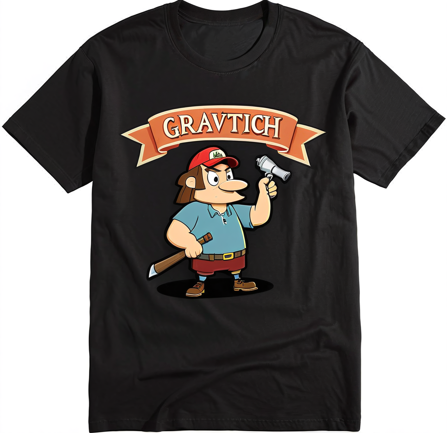 100% pure cotton Men's THE MARVELOUS misadventures OF flapjack custom ...