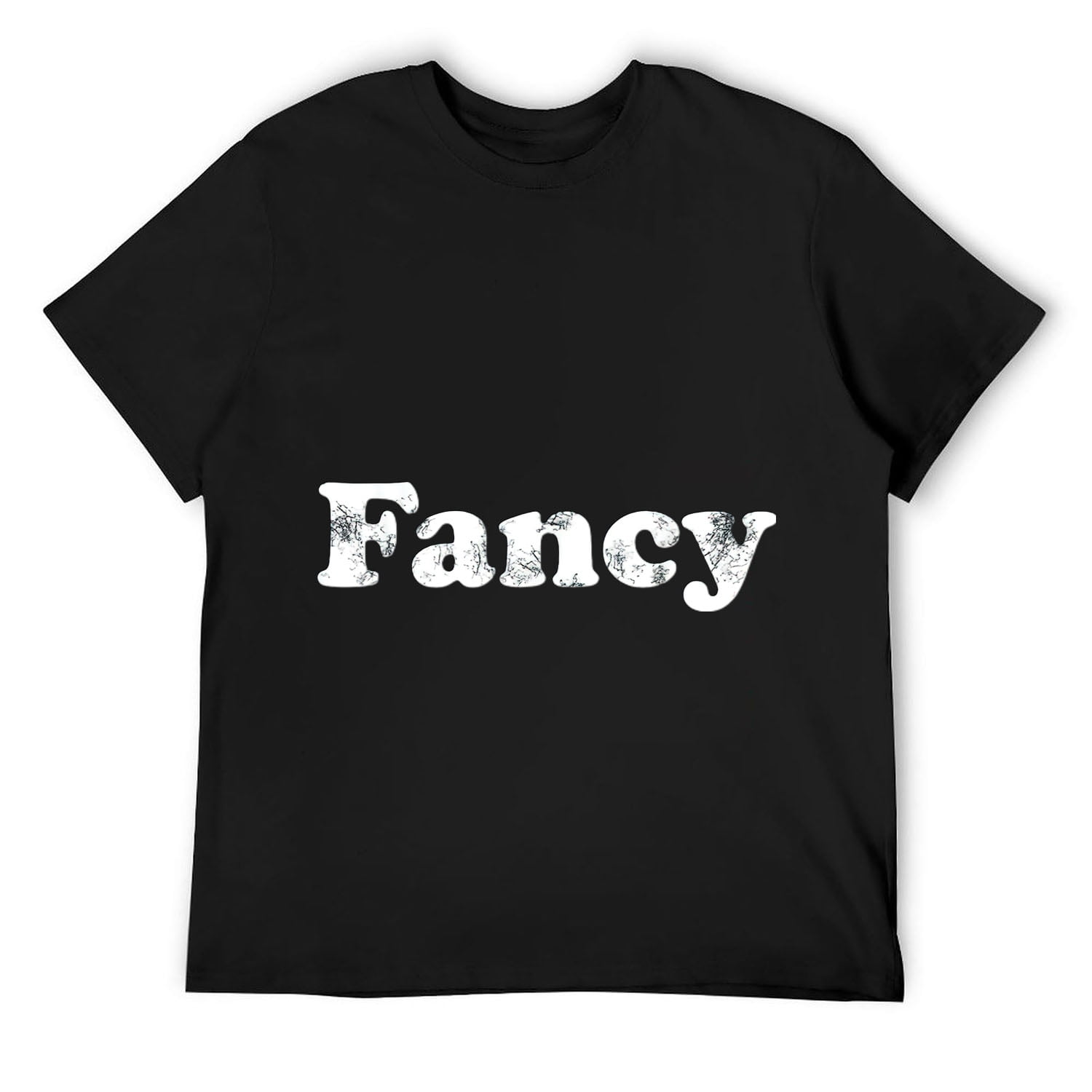 100% pure cotton Mens Shirt That Says Fancy T-Shirt - Walmart.com