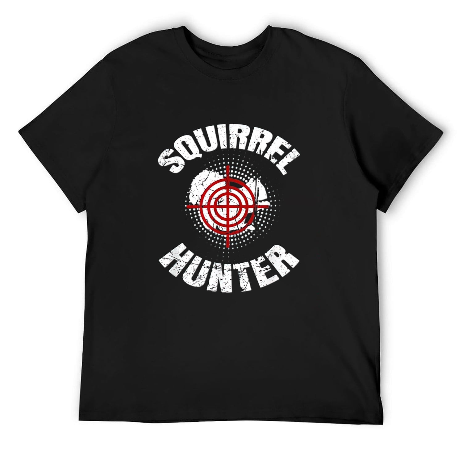 100% pure cotton Mens Squirrel Hunter Squirrel Hunting Lover T-Shirt ...