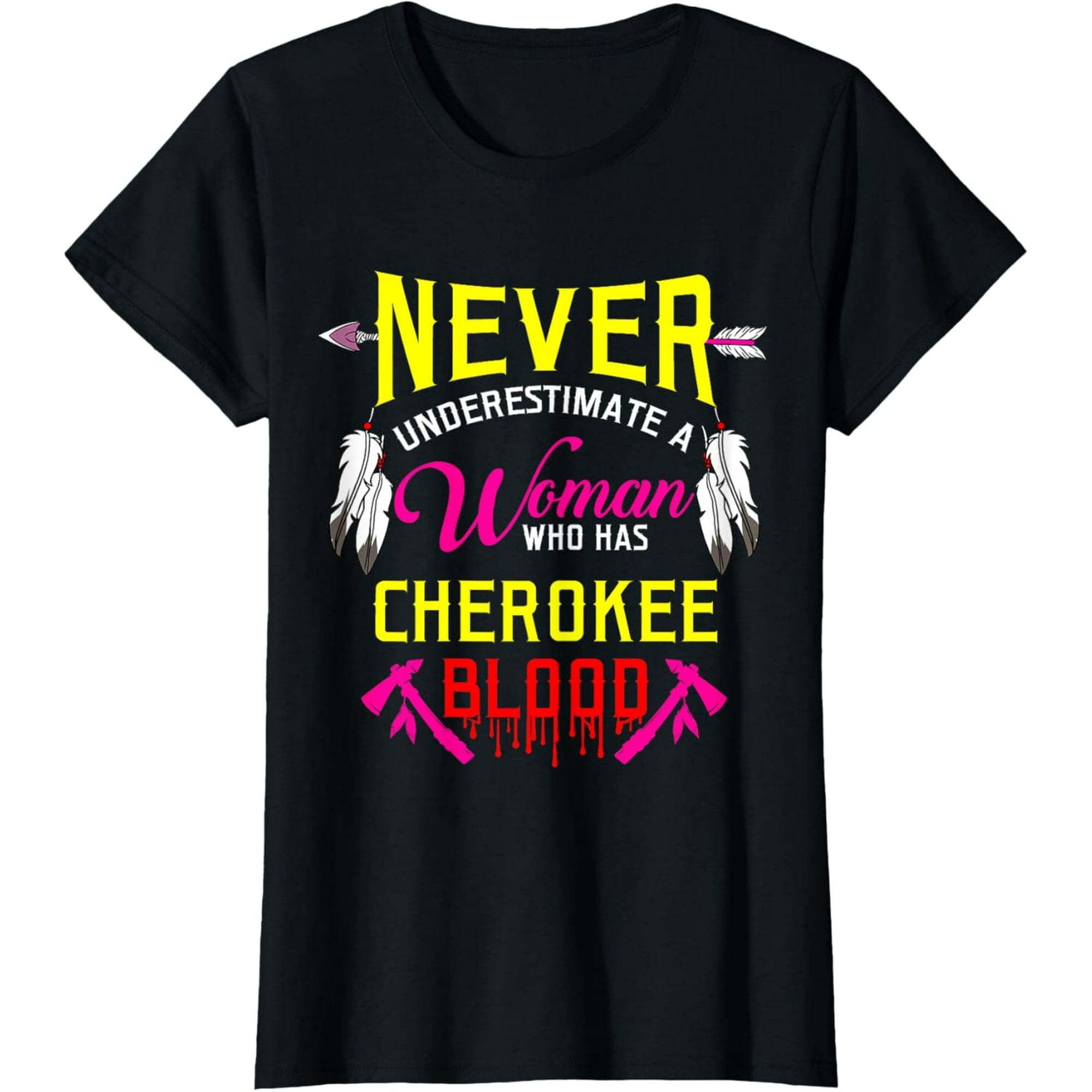 100% pure cotton Native American Cherokee Indigenous Peoples Day T ...