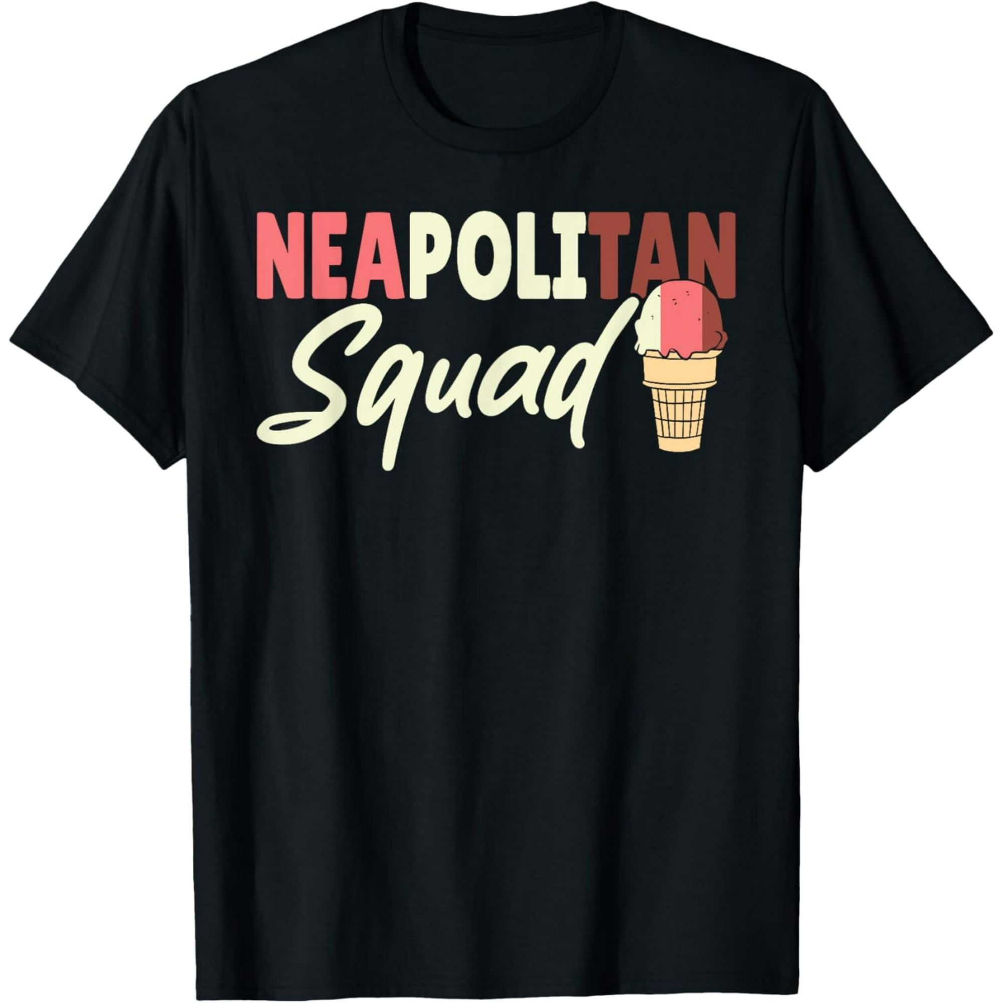 100% pure cotton Neapolitan Squad Chocolate Strawberry Vanilla Ice ...